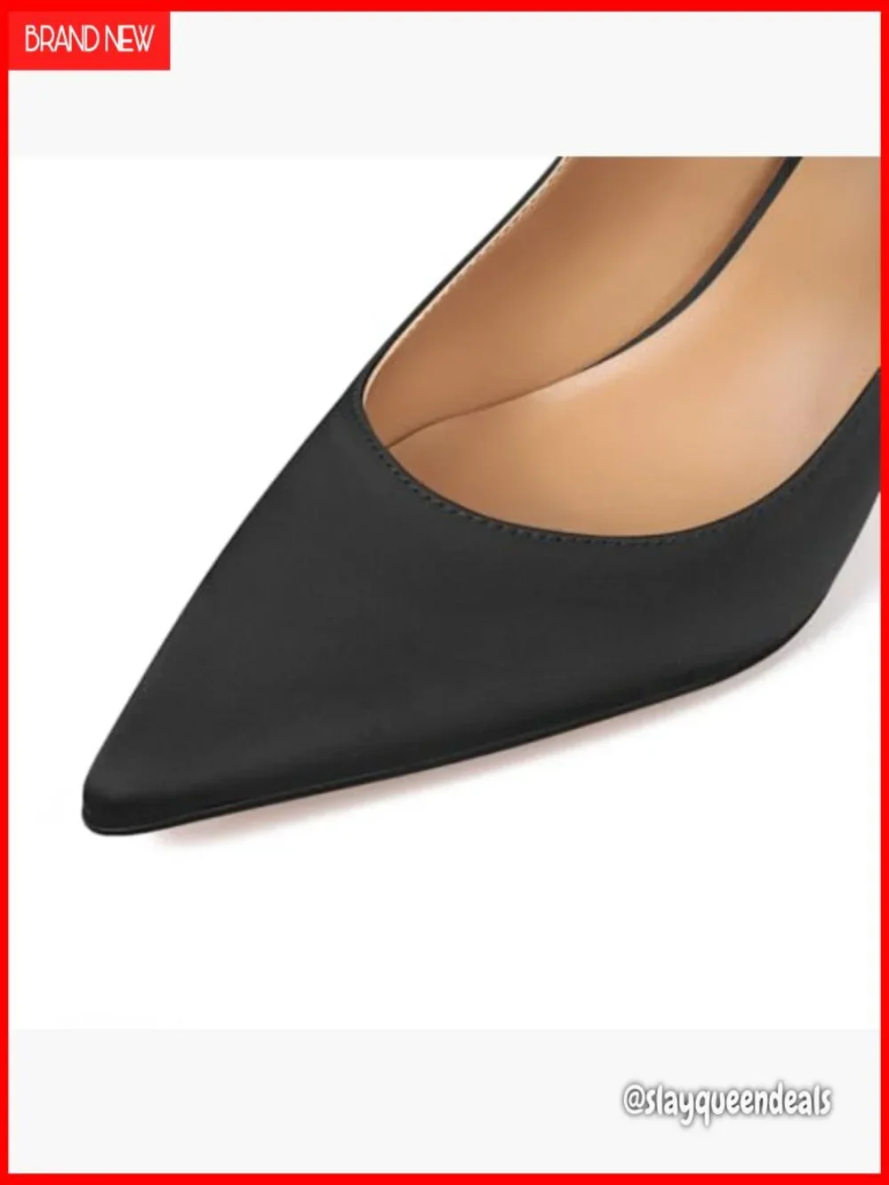Shoes | Rhinestone Kitten Heel Mules Pointed Toe Slip On 25in Dress ...